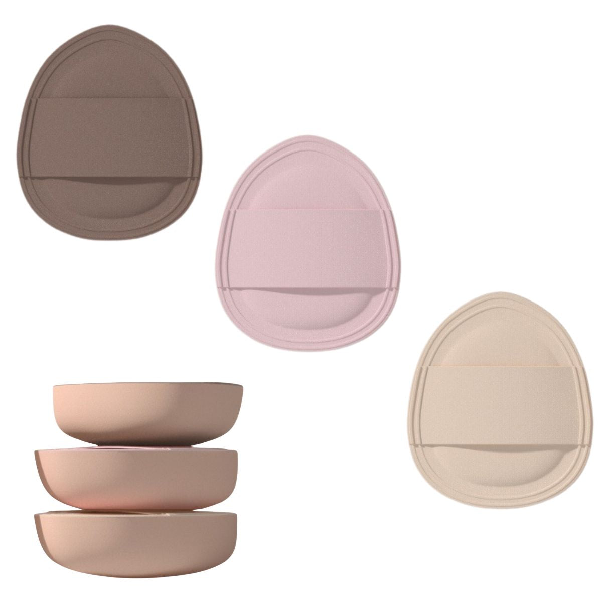 Technique PRO Trio Marshmallow Thumb Makeup Puffs – Stylemekka.dk
