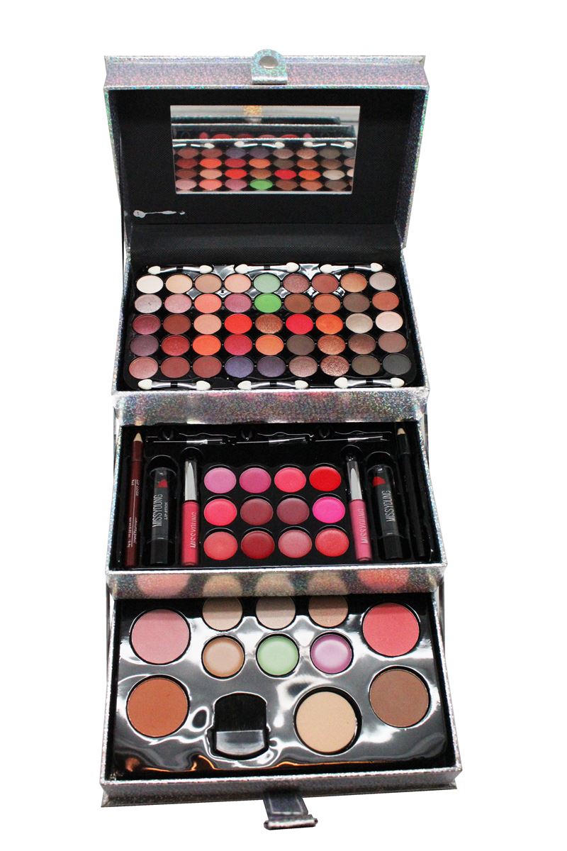 Miss Young | Makeup Kit Boks | Stor | Sølv – Stylemekka.dk